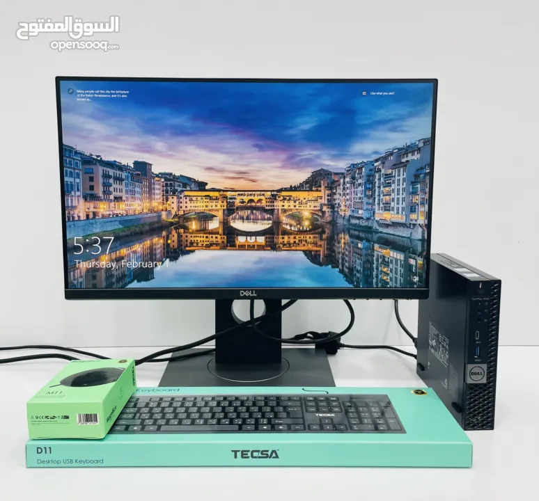 Dell Mini Pc Core i5 Ram 8GB SSD 256GB DELL MONITER 22” with HDMI ...