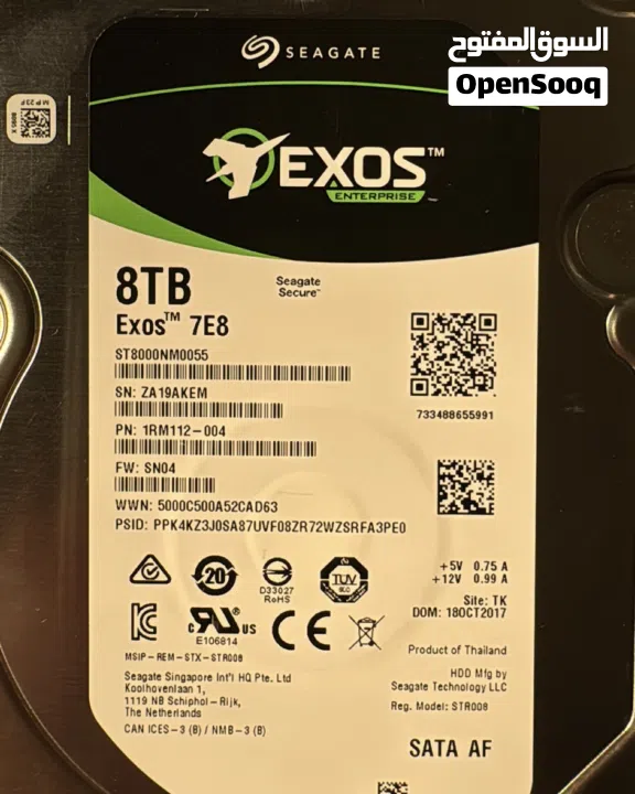 Seagate Exos 7E8 8TB Enterprise HDDجديد - (271146687) | السوق المفتوح