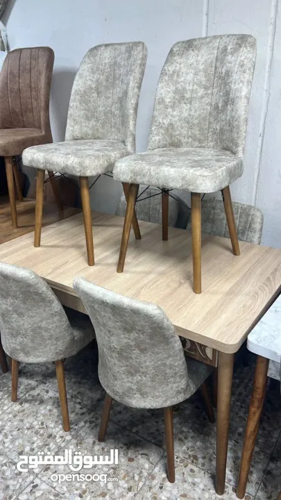 ميز طعام سلايت خشب 6كراسي بسعر 230الف - (254081321) | السوق المفتوح