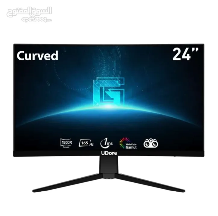 شاشه جيمنج منحنيه 24 انش 165 هرتز UDORE 24 INCH 1080P FULL HD 165HZ ...