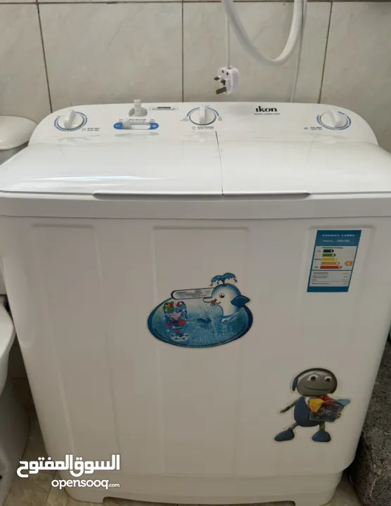 Ikon washing machine semi automatic 5 kg - (254478641) | السوق المفتوح
