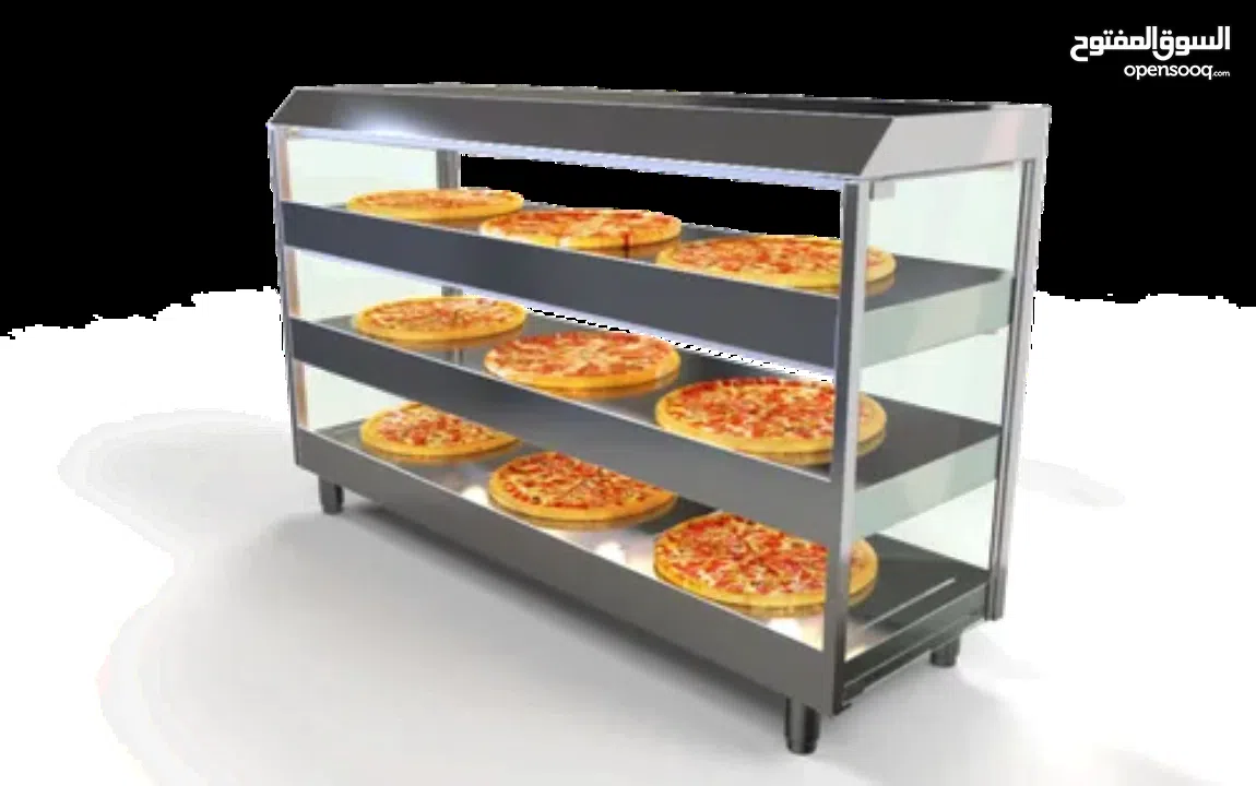 Stainless Steel Pizza Display Counter - (251115081) | السوق المفتوح
