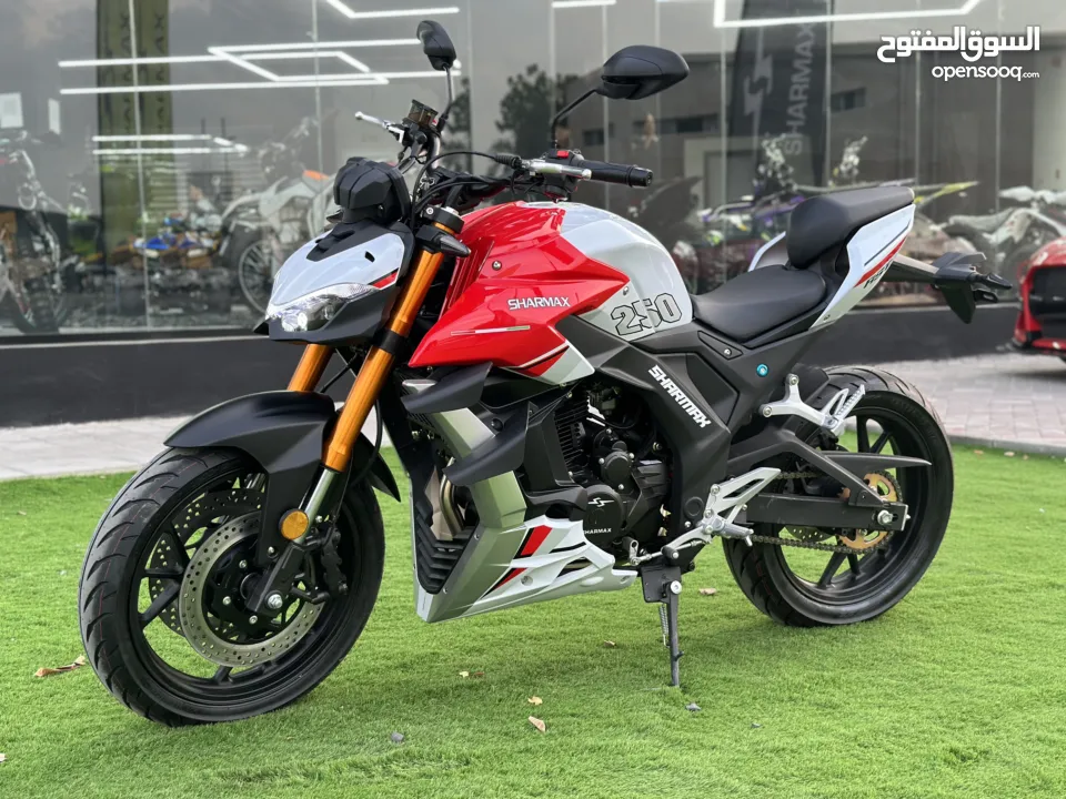 SHARMAX RST 250 WITH WARRANTY (sport naked bike دراجة نارية رياضية ...