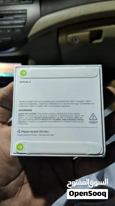 Apple AirPods 4, New Box Pack, Wireless Bluetooth, USB-C, 30 Hrs ...