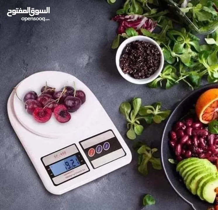 ميزان مطبخ الكتروني لقياس الوزن بالغرامات لأصحاب الدايت والرجيم تريد