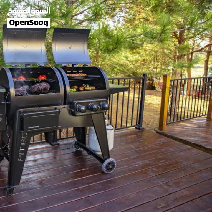 PIT BOSS NAVIGATOR SMOKER/GAS COMBO GRILL - (239970025) | السوق المفتوح
