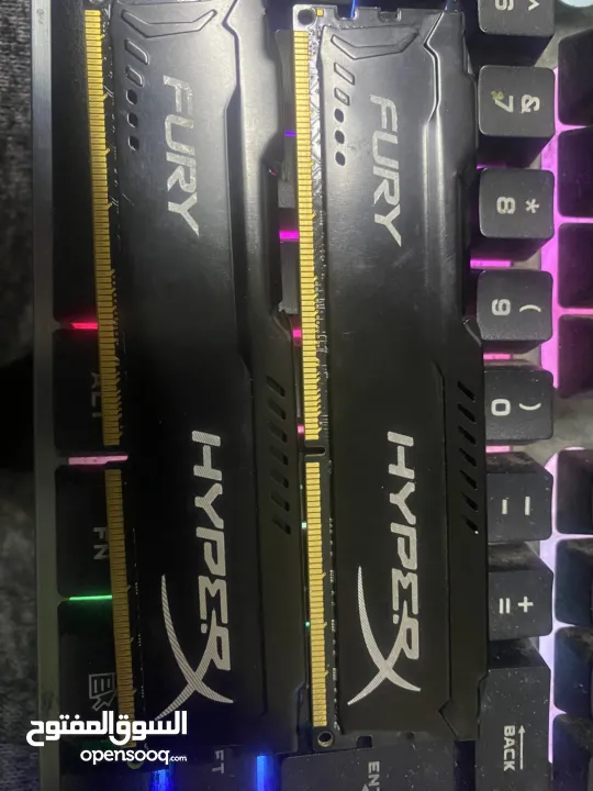 Hyper x furry Ram DDR 3 8 giga رامات كمبيوتر - (237523738) | السوق المفتوح