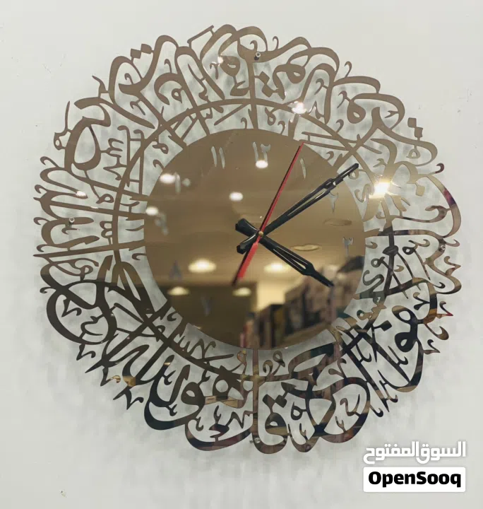 PREMIUM CLOCK & calligraphy design - (250251043) | السوق المفتوح