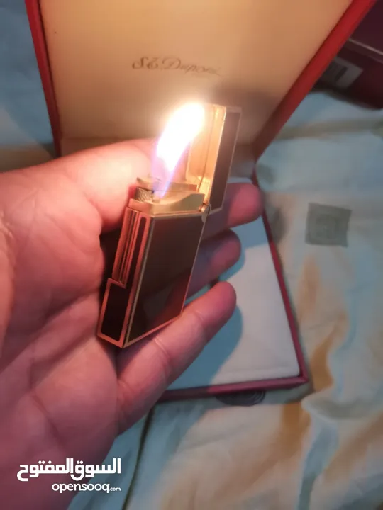 قداحة st dupont اصلية 100 بالمية مع العلبة بسعر مغري - Opensooq