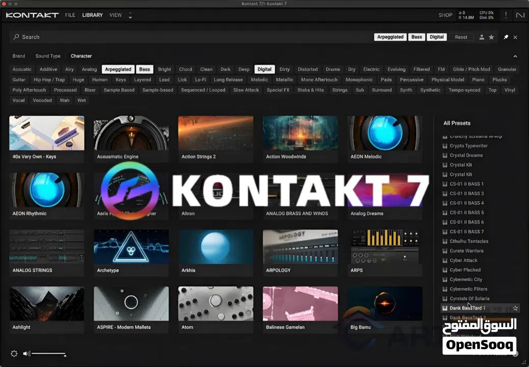Kontakt 7.10.6 : الات موسيقية : مسقط القرم (253574121)