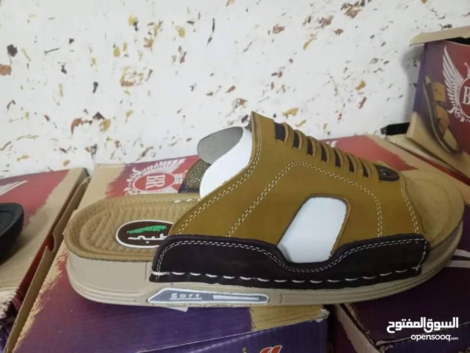 شباشب جلد طبيعي مصري طبي الوان مختلفه - (238356918) | السوق المفتوح