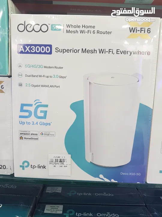 TP-Link 5G AX3000 Whole Home Mesh WI-FI 6 Router, Build-IN 5G Modem ...