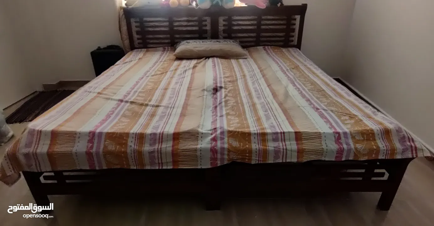 Used bed with mattress - (249536347) | السوق المفتوح