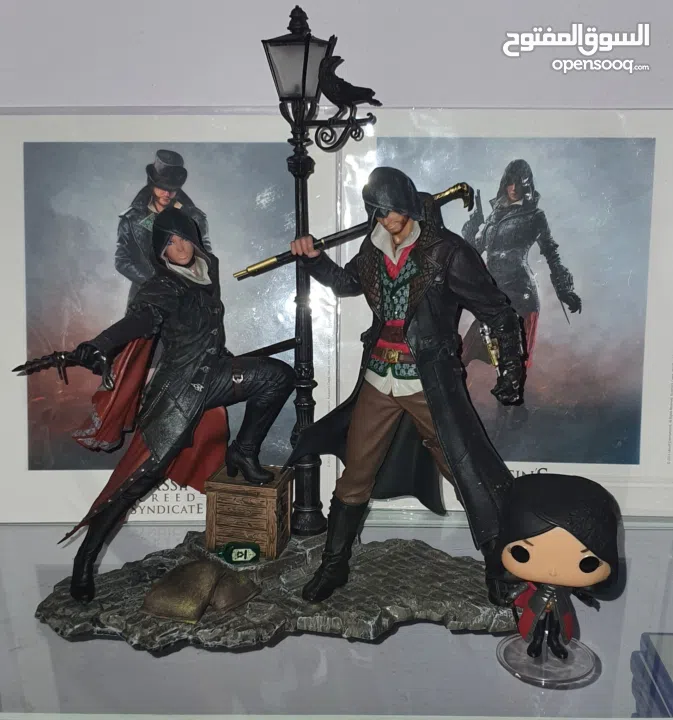 Original Ubisoft Assassin's Creed Syndicate Jacob & Evie Frye statues ...