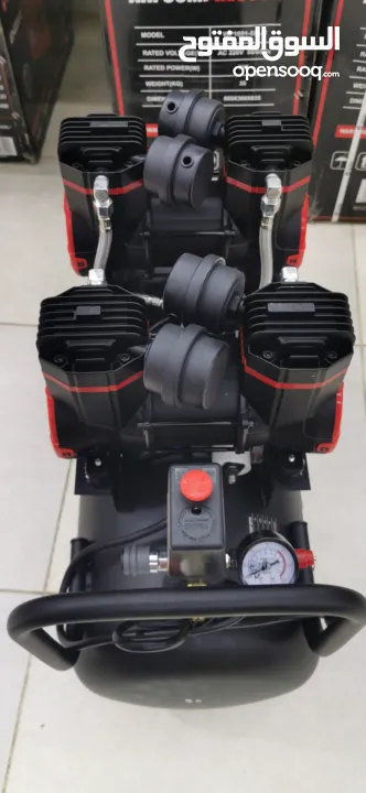 compressor REDBO كمبريسر هواء الصامت كاتم صوت شركة رد بول 50 مكينتين ...