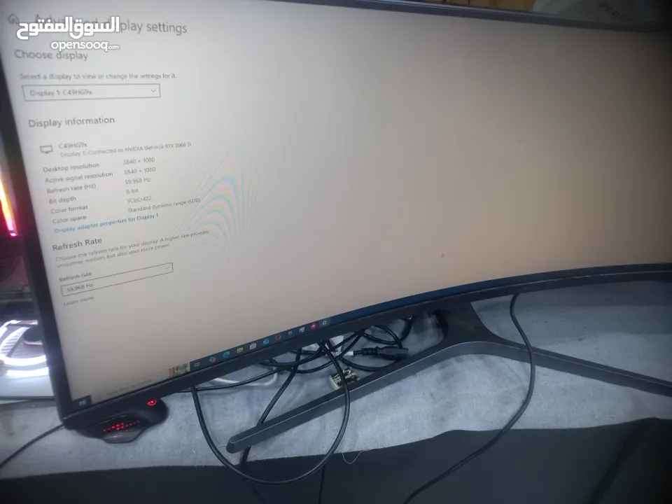 Samsung 49" Curved 4K brand new condition Monitor model number ...