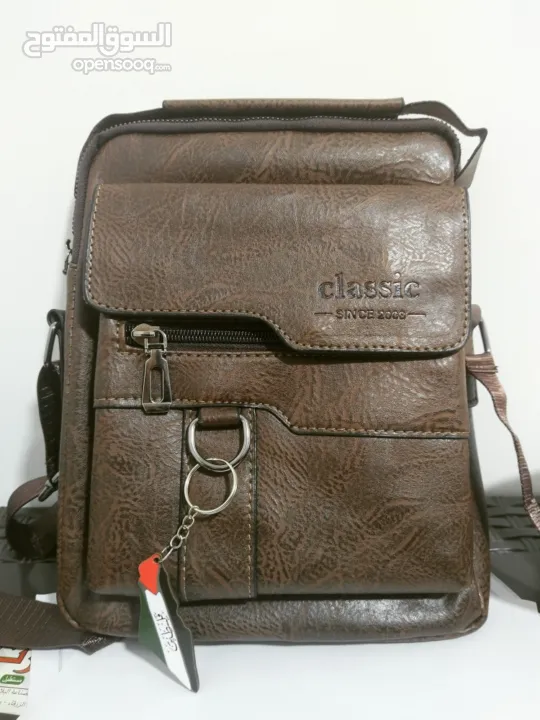 شنطة كتف جلد : اكسسوارات رجالي : عمان أخرى (244096077)