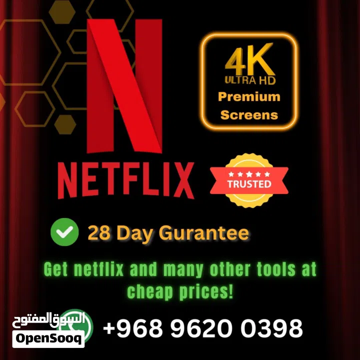 Netflix Premium 4K Screen Subscription Available at Cheap Rates 100% ...
