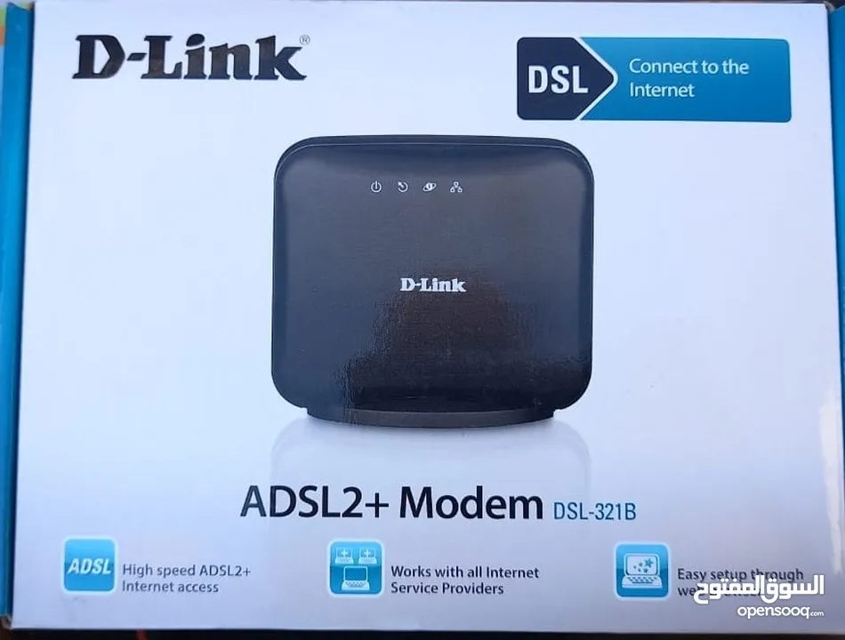 مودم D-Link ADSL2+ Ethernet Modem DSL-321B راوتر - (237359596) | السوق المفتوح