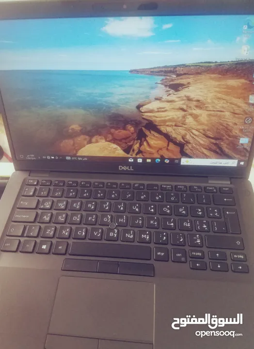 لاب توب من شركة ديل الجيل الثامن وارد امريكا شبه جديد كرت وبسعر 220 ...