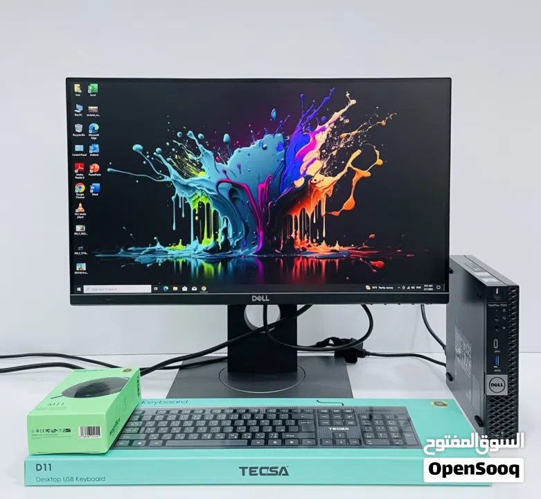 Dell Mini Pc Core i5 Ram 8GB SSD 256GB DELL MONITER 22” with HDMI ...