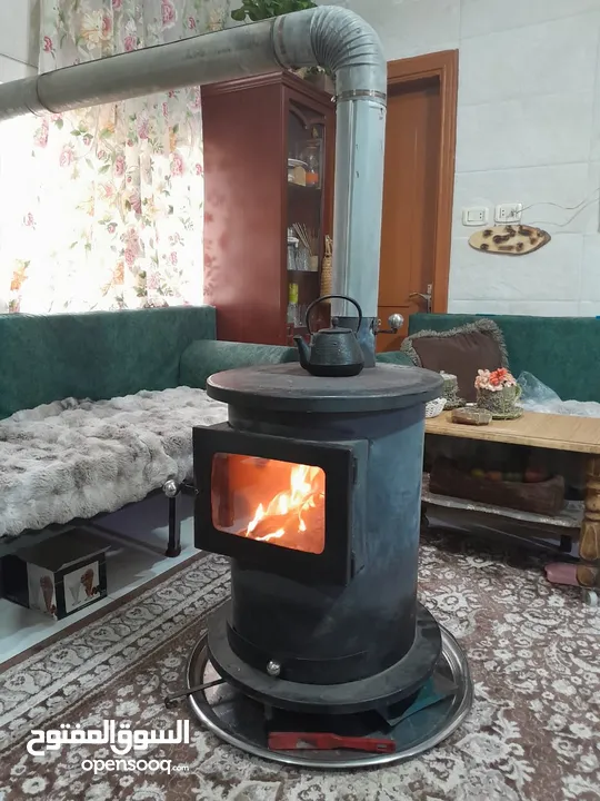 صوبه حطب حجم كبير تفصيل مع بواري.استعمال خفيف.سبب البيع.عدم توفر حطب ...