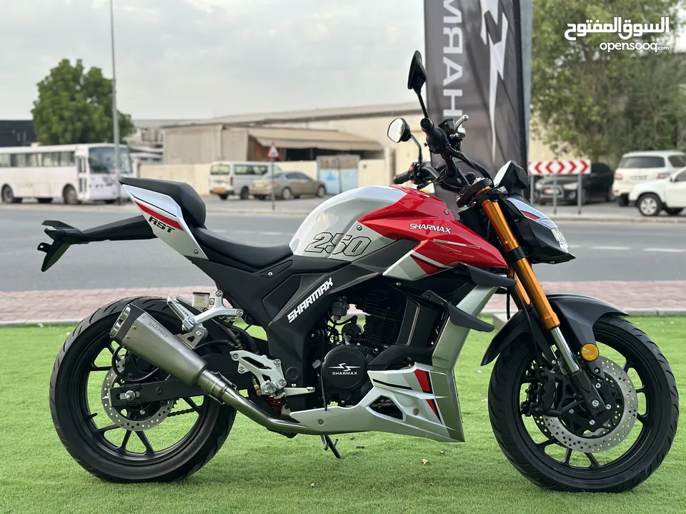 SHARMAX RST 250 WITH WARRANTY (sport naked bike دراجة نارية رياضية) - (253089295) | السوق المفتوح