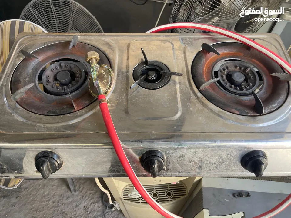 غاز ثلاث عيون شغال عالفحص مع بربيش وساعه - (247631739) | السوق المفتوح