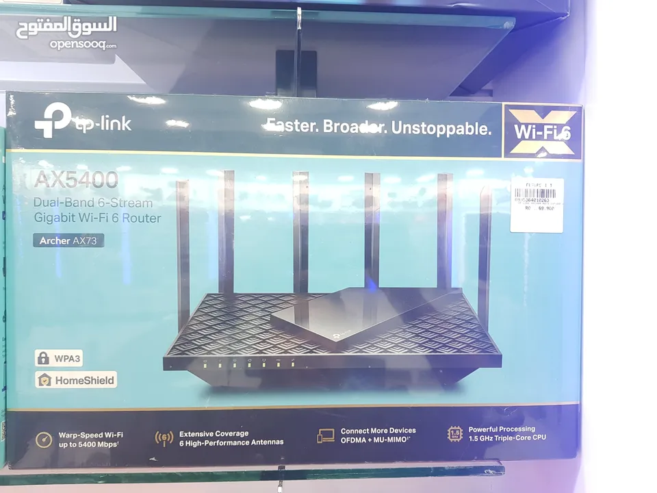 Tp-link Ax5400 dual band 6-stream gigabit wi-fi 6 Router archer Ax73 ...