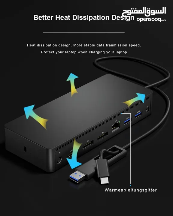 D6000 Universal Docking Station Usb 3 0 And Usb C Triple 4k Or Single 5k Display Docking
