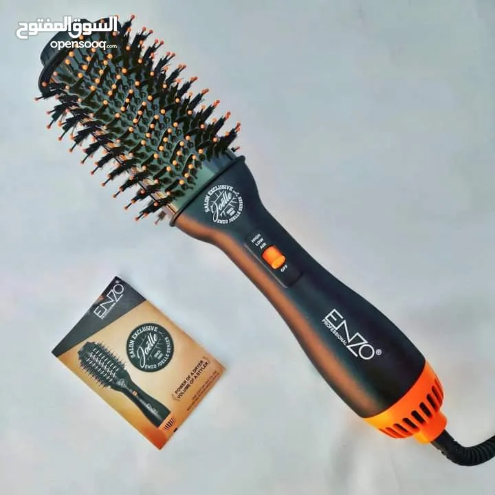فرشاة شعر جويل من ENZO بديل السشوار فرشاه كهرباء المشط الحراري الأصلي ...
