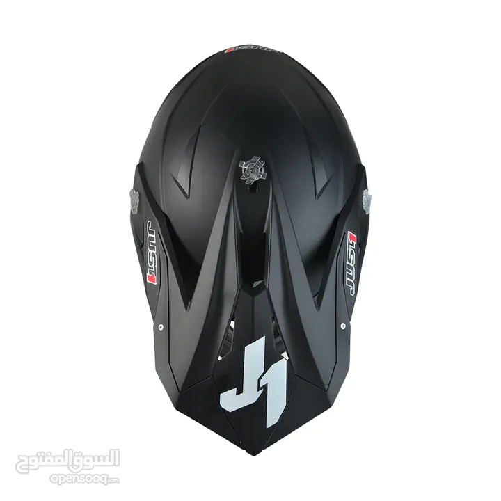 JUST1 J39 Motorcycle Motocross Helmet Solid Black Matte - (256230567) | السوق المفتوح