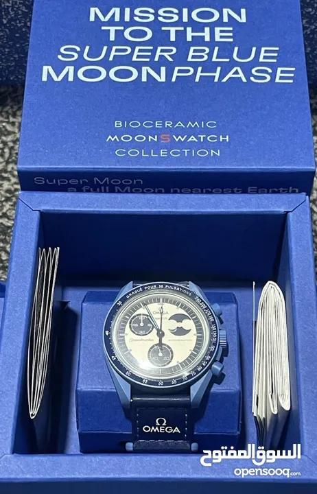 Swatch x Omega Mission To The Super Blue Moon Blue Moonphase-Limited Edition-2 years warranty ...