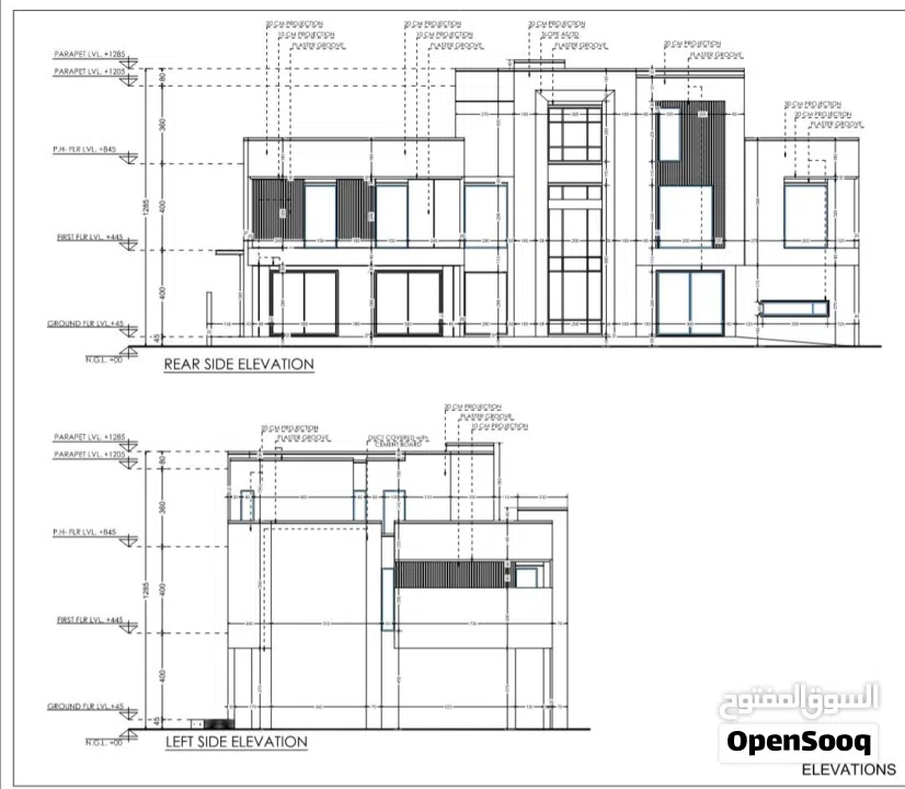 Professional Architectural Drafting Section Elevation Electrical and ...