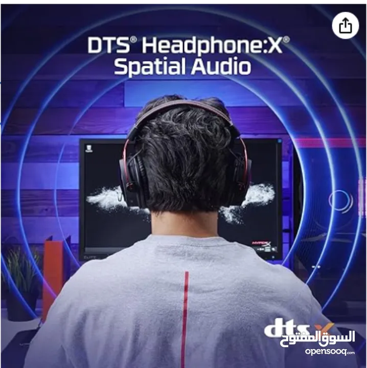 HyperX Cloud Alpha Wireless - Gaming Headset for PC, 300-hour battery life, DTS Headphone:X ...