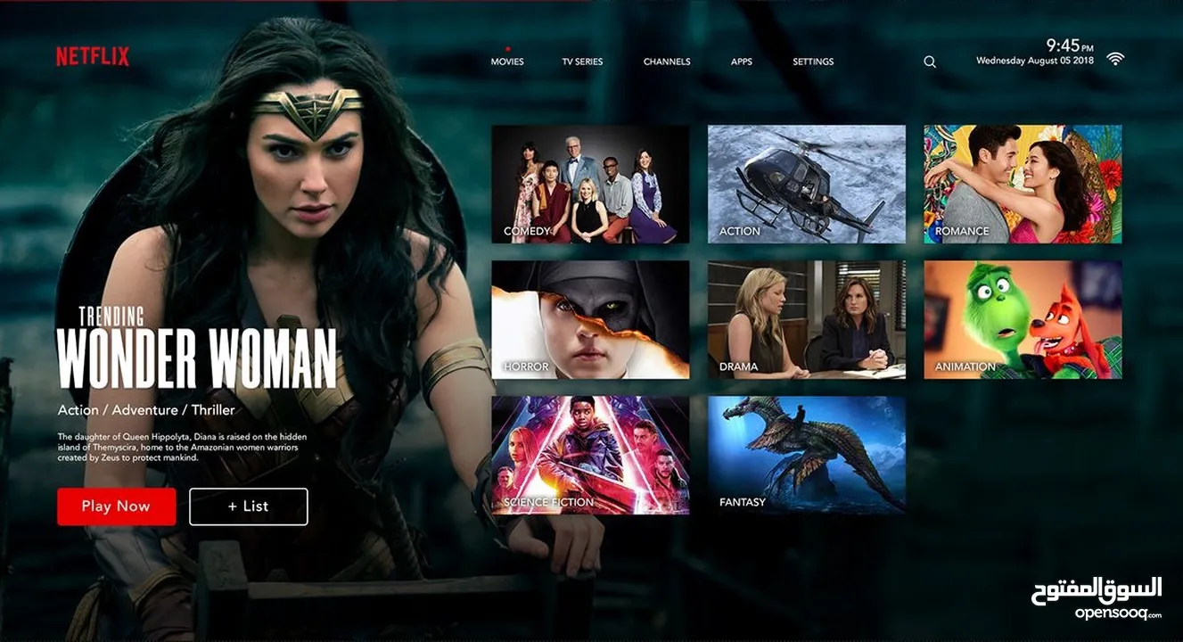 باقات نيتفلكس المميزة 4K ولغة عربية انجليزية وتنزيل مفتوح .. بدون ...