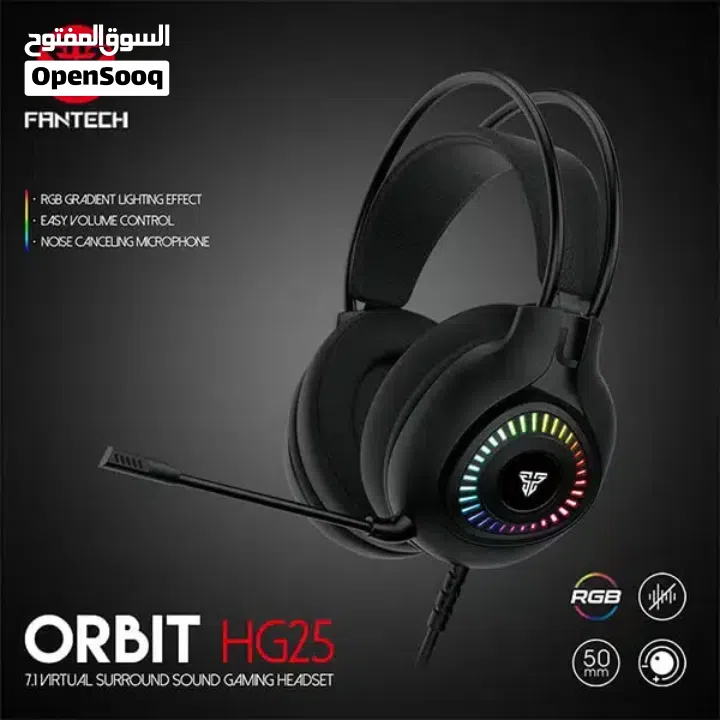 سماعة FANTECH HG25 7.1 جديدة بأفضل الأسعار - (231128694) | السوق المفتوح