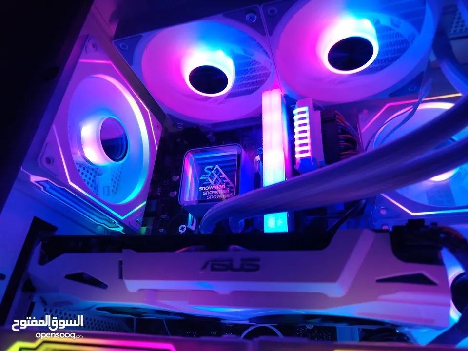 كمبيوتر احترافي اداء قوي مقابل سعر مناسب مراوح ARGB - (266669605) | السوق المفتوح