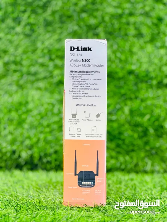 D-LINK DSL-124 WIRELESS+MODEM ROUTER - (269331359) | السوق المفتوح