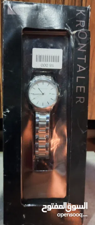 ساعات يد KRONTALER الألمانية بحزام معدني - (236699536) | السوق المفتوح