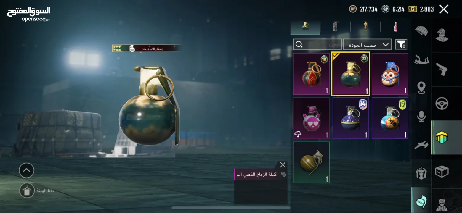 حساب ببجي موبايل : بيع حسابات : الأحمدي الفنطاس (271681035)