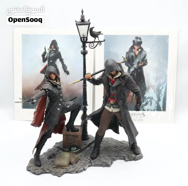 Original Ubisoft Assassin's Creed Syndicate Jacob & Evie Frye statues ...