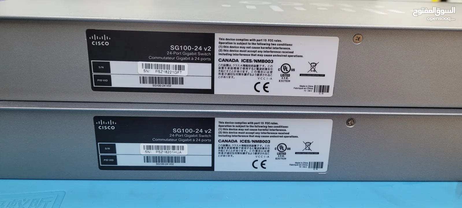 Cisco switch 10/100/1000 Gigabit 24port سويتش سيسكو جيجا - (262516617 ...