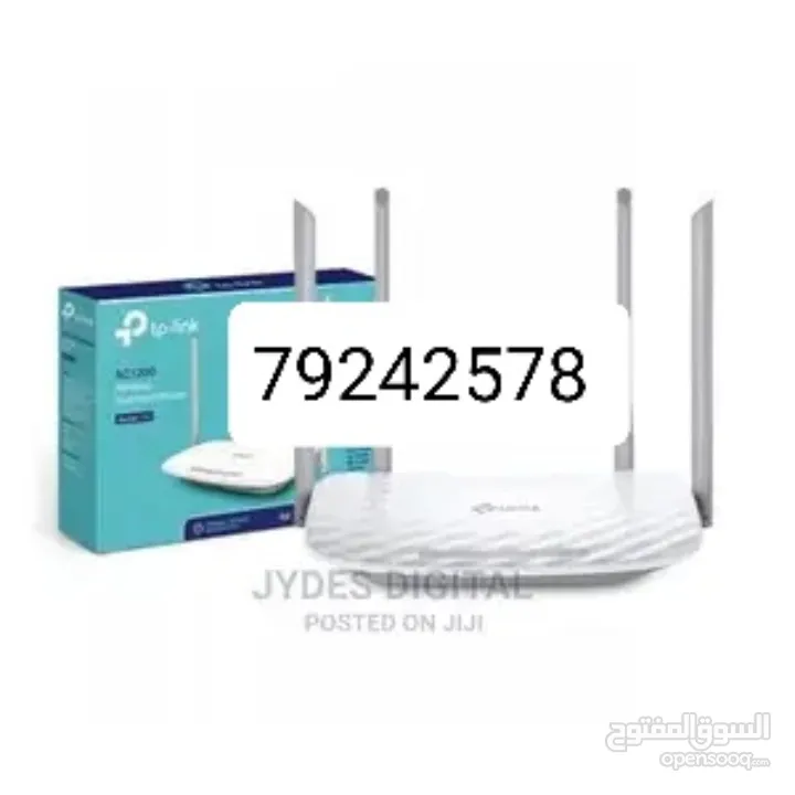 new router modem range extender selling configuration and cable pulling ...