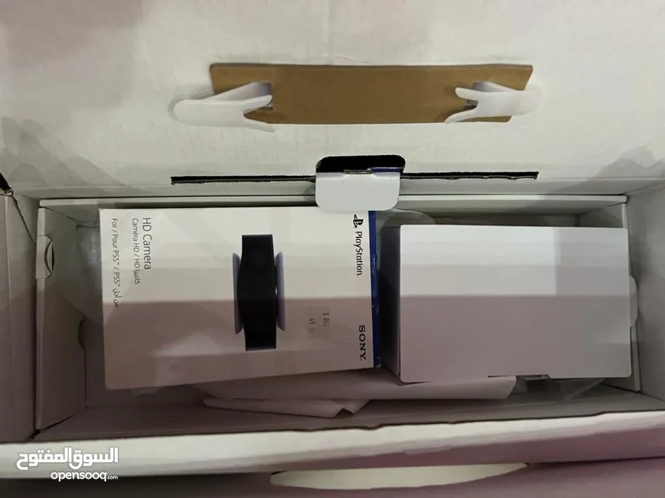 بلايستيشن 5 + ايدين عدد2 +قواعد شاحن وايرلس + VR رايزن ايديشن +قاعدة ...