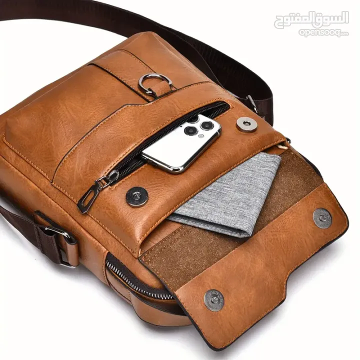 شنطة كتف جلد : اكسسوارات رجالي : عمان أخرى (244096077)