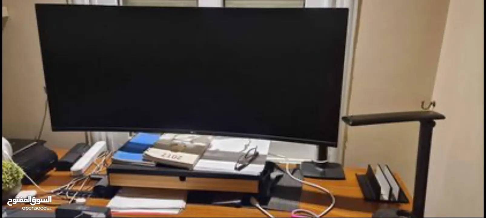 LG 38WN95C-W Monitor 38" 21:9 Curved UltraWide QHD+ - (232411368) | السوق المفتوح