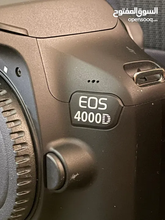 كاميرا نوع كانون موديل EOS 4000 D استعمال اقل من شهرين بحالة الجديد مع كامل المرفقات ...