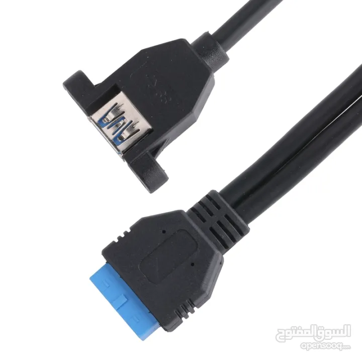 20Pin to Dual Usb 3.0 MB Cable 30cm - (256797031) | السوق المفتوح