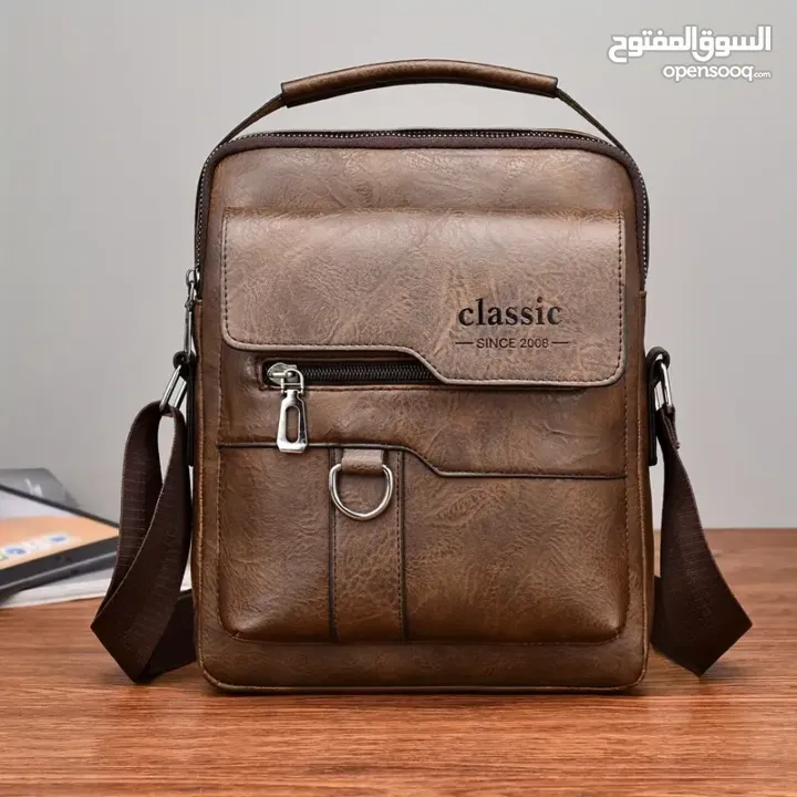 شنطة كتف جلد : اكسسوارات رجالي : عمان أخرى (244096077)
